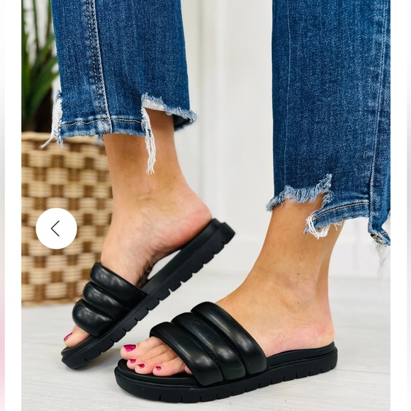 MIA | Shoes | Mia Mishel Slides In Black | Poshmark